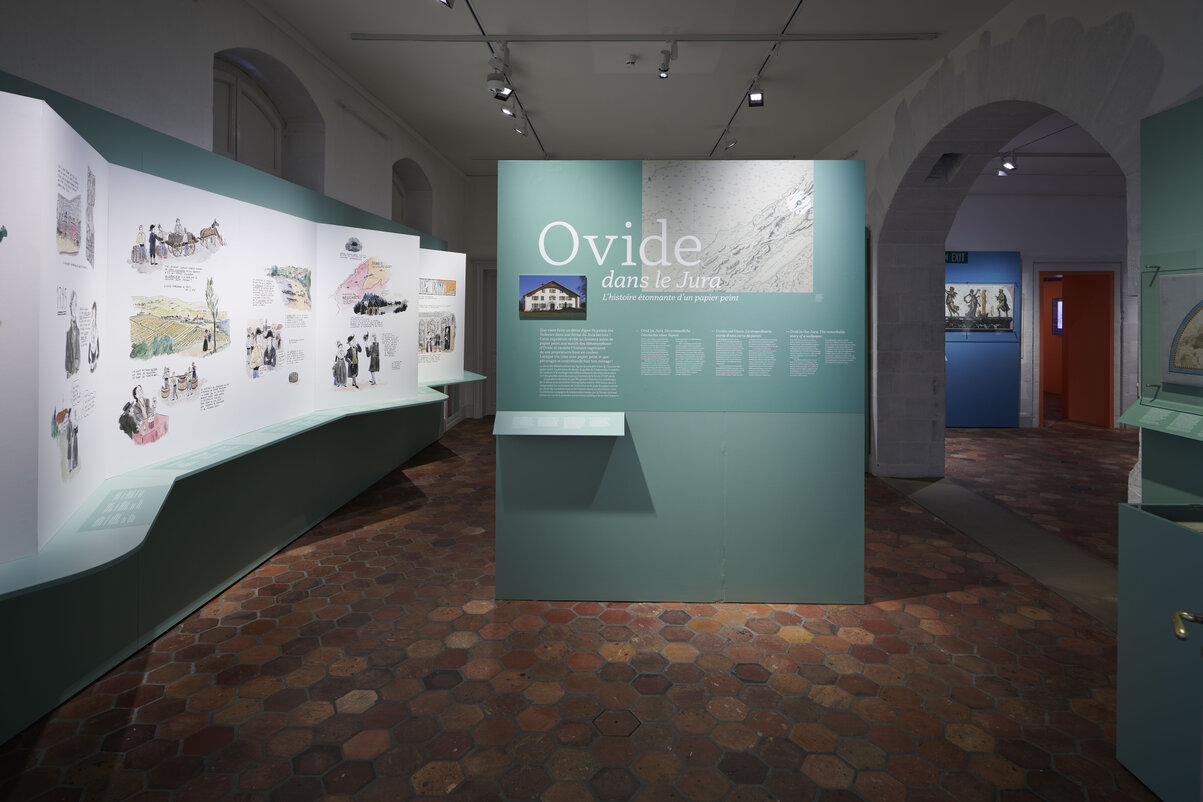 Ovide dans le Jura - L'étonnante histoire d'un papier peint - Château ...