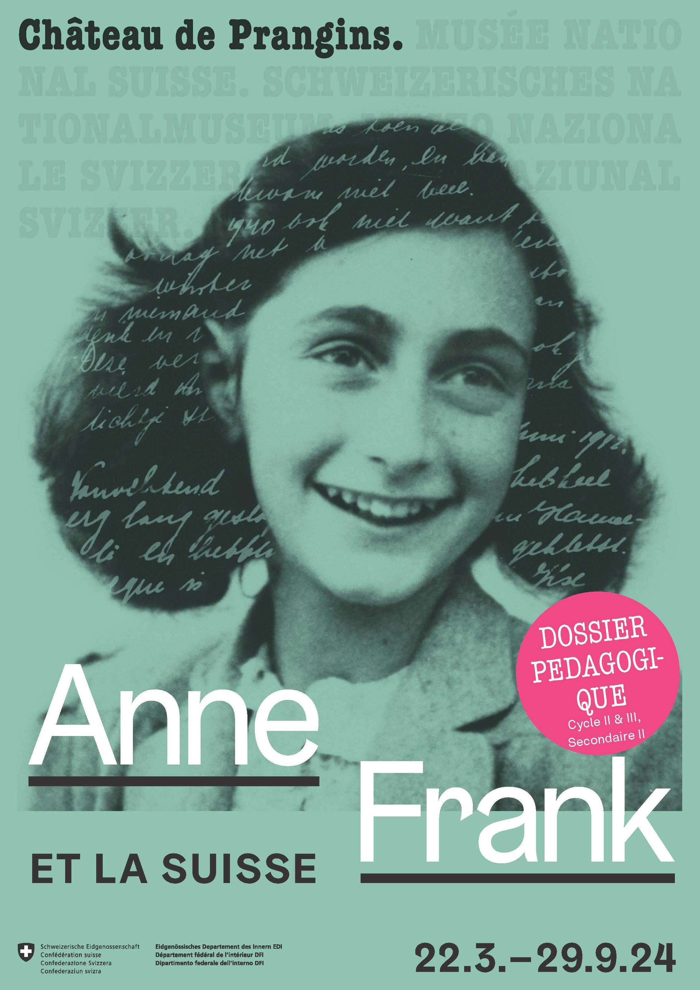 Anne Frank et la Suisse - Château de Prangins